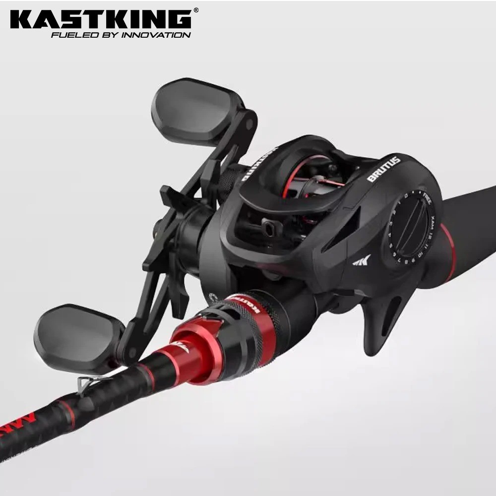 Carrete de Baitcasting KastKing Brutus | Potente y Ligero | Leon Pesca